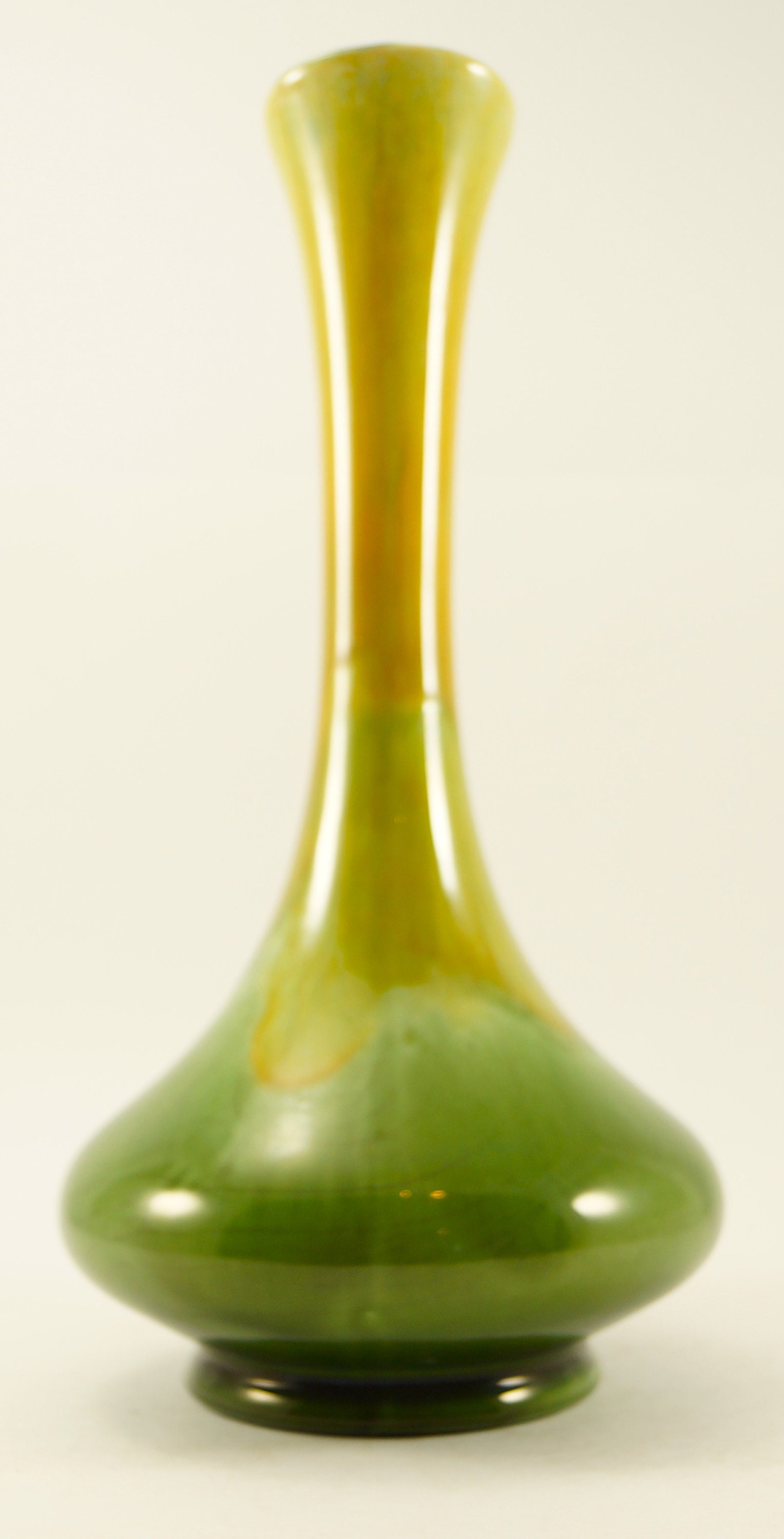 Vintage 1940's-1960's Haeger Pottery Handle Ewer Vase Vibrant Yellow to ...