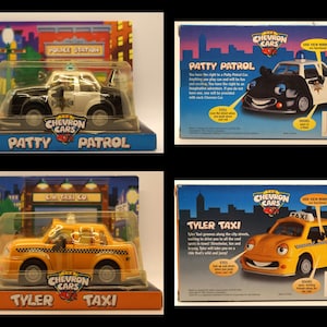 Vintage Chevron Cars Collection of 19 Cars + Carrying Case From 1996 to ...