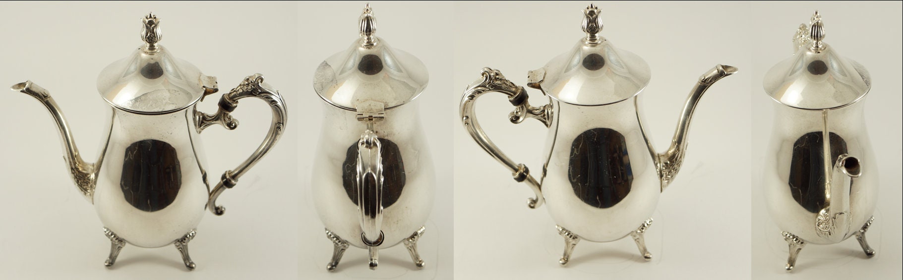 Vintage Leonard Silver Plate Tea Service - Etsy
