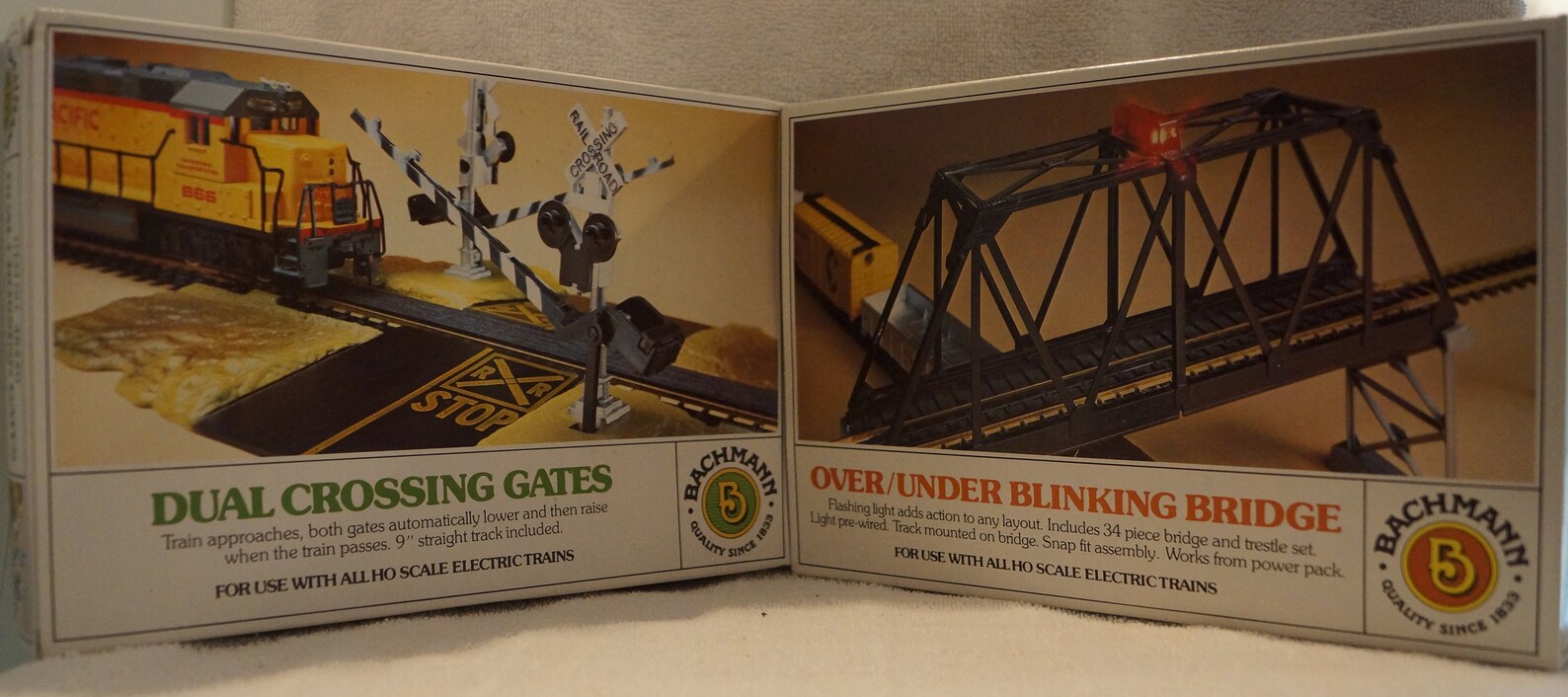 Bachmann Train Set Vintage 1980's W/engine, 7 Cars, Track, Power Pack ...