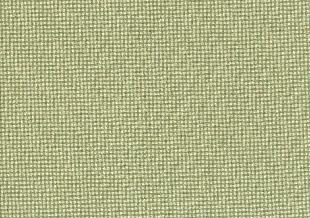 Designer Fabric Green Check Cotton Drapery Upholstery - Etsy