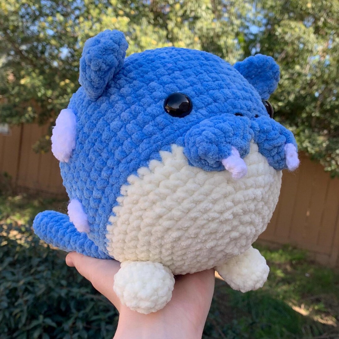 Crochet Plush Stuffed Spheal Pokemon - Etsy