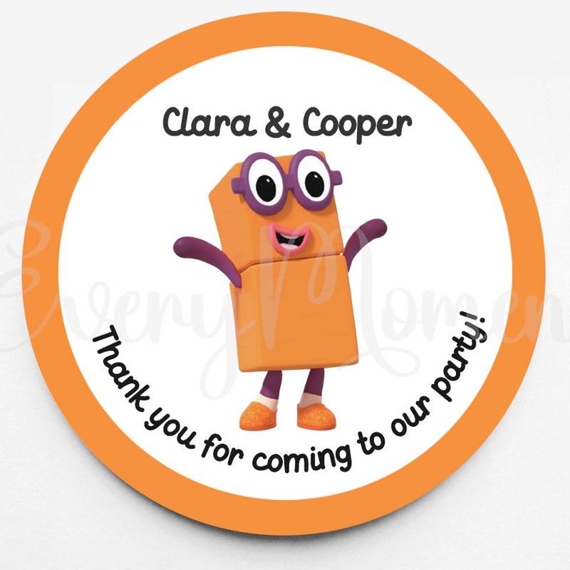 Numberblocks Stickers - Etsy