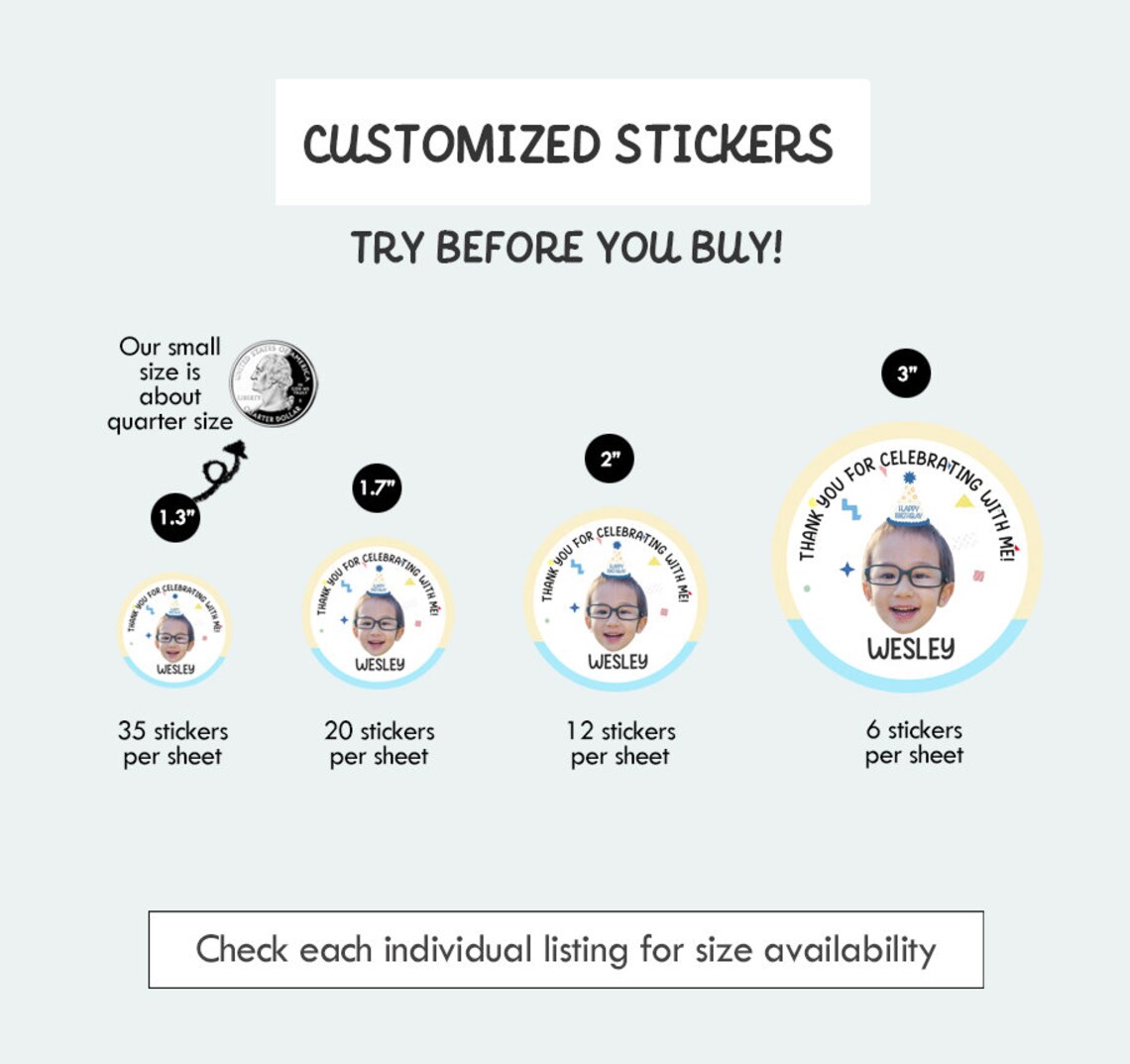 Blues Clues Birthday Stickers Personalized Stickers Custom - Etsy