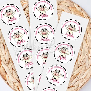 Vaca Lola Birthday Stickers | Personalized Stickers | Custom Stickers ...