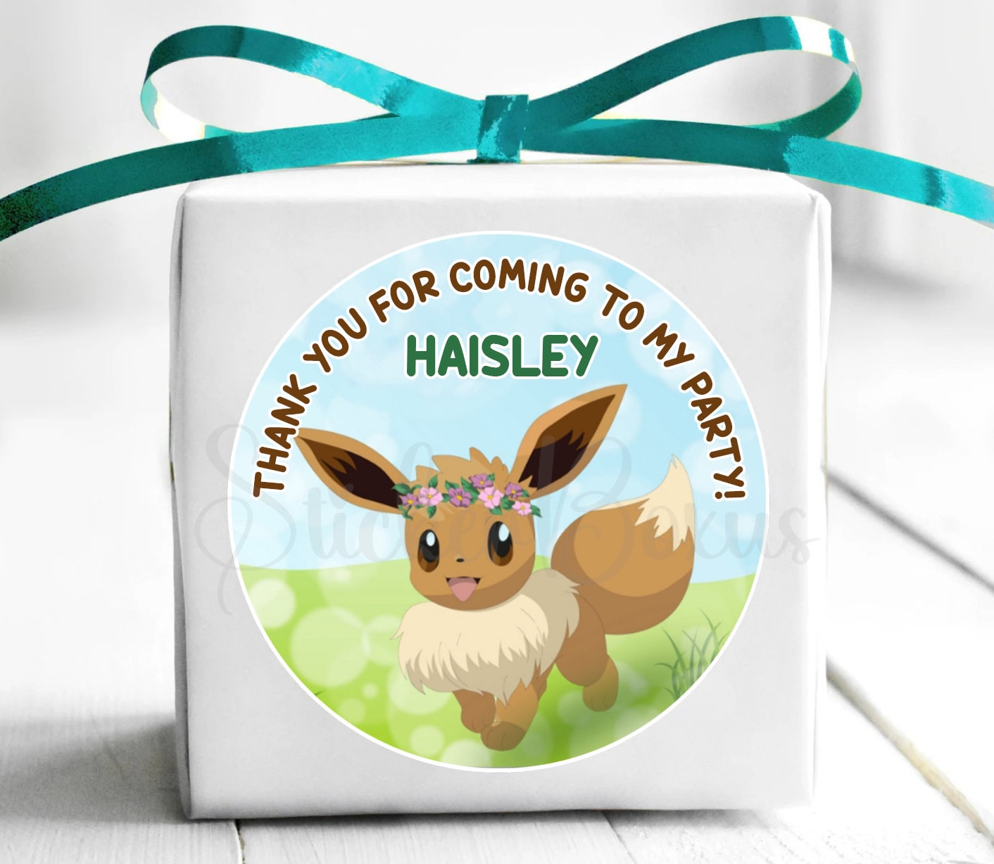 Pokemon Birthday Stickers Personalized Pokemon Stickers - Etsy