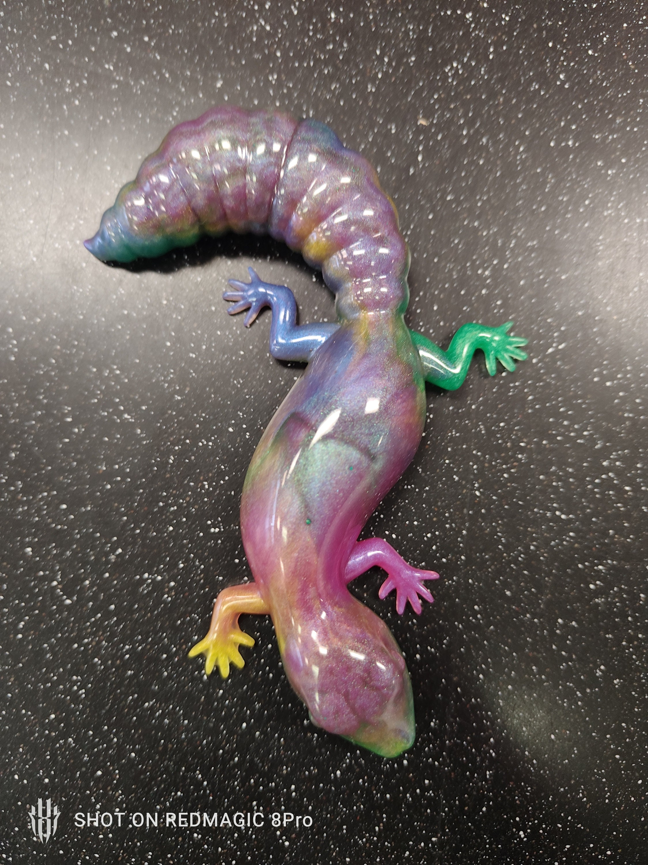 Colorful Resin Lizard - Etsy
