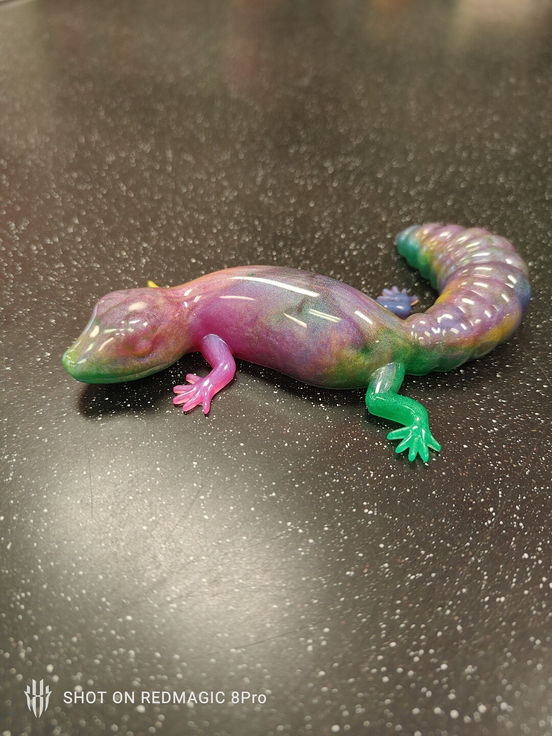 Colorful Resin Lizard - Etsy