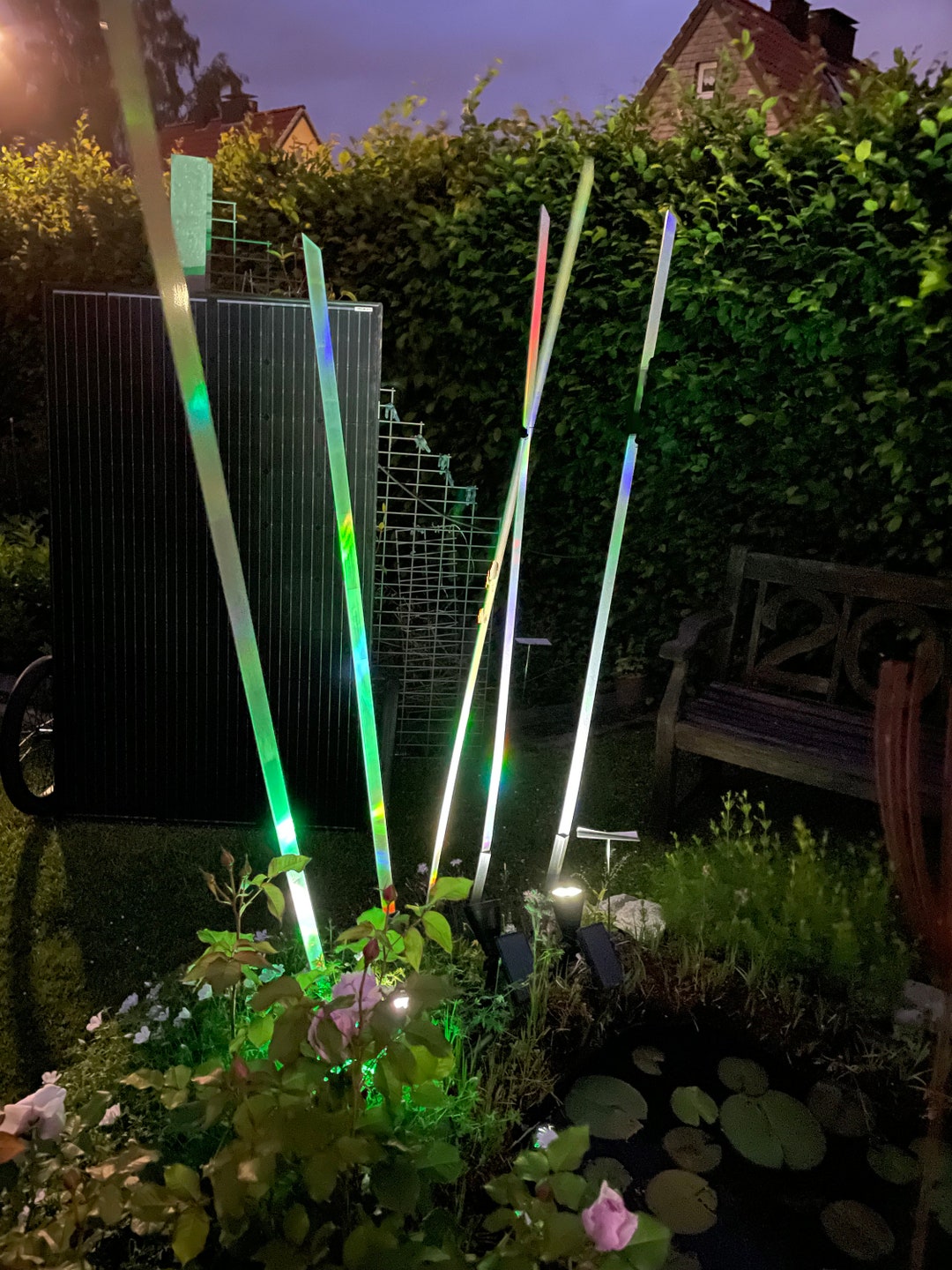 Suncatcher Set of 3 Garden Steles, Light Catcher, Sun Stick, Sky Finger ...