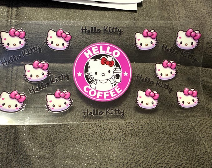 Hello Kitty Wrap for Libbey Cups - Etsy