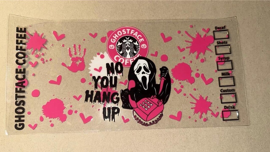 Ghostface Coffee Wrap for Libbey Cups - Etsy