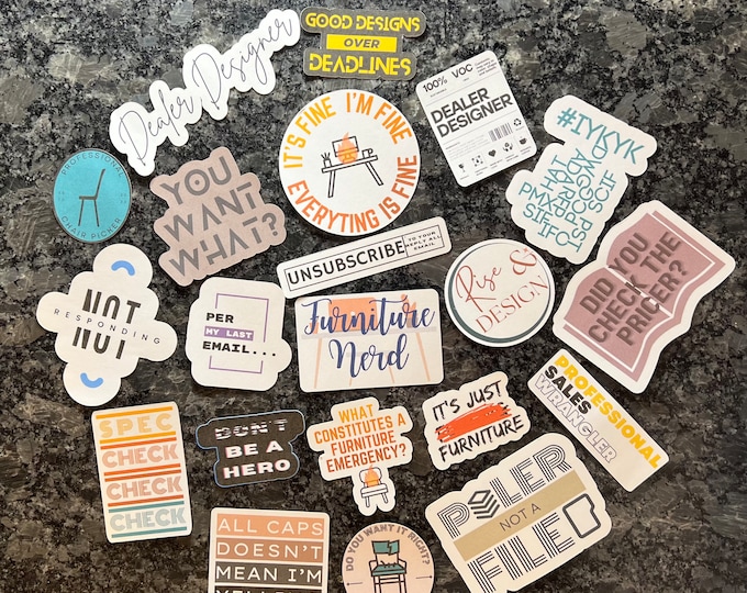 Snarky Sticker Stack - Etsy