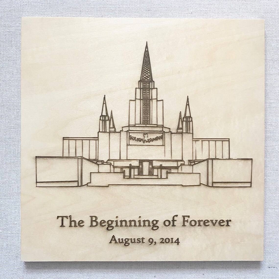 Custom Temple Engraved Wedding Gift LDS Wedding Temple Picture - Etsy