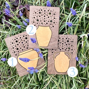 Flower Vase Board Activity Fresh Flower Arrangement Toy for Toddlers ...