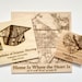Laser Engraved Wood Map Gift Wedding Gift Newly Wed Couple Gift Custom ...