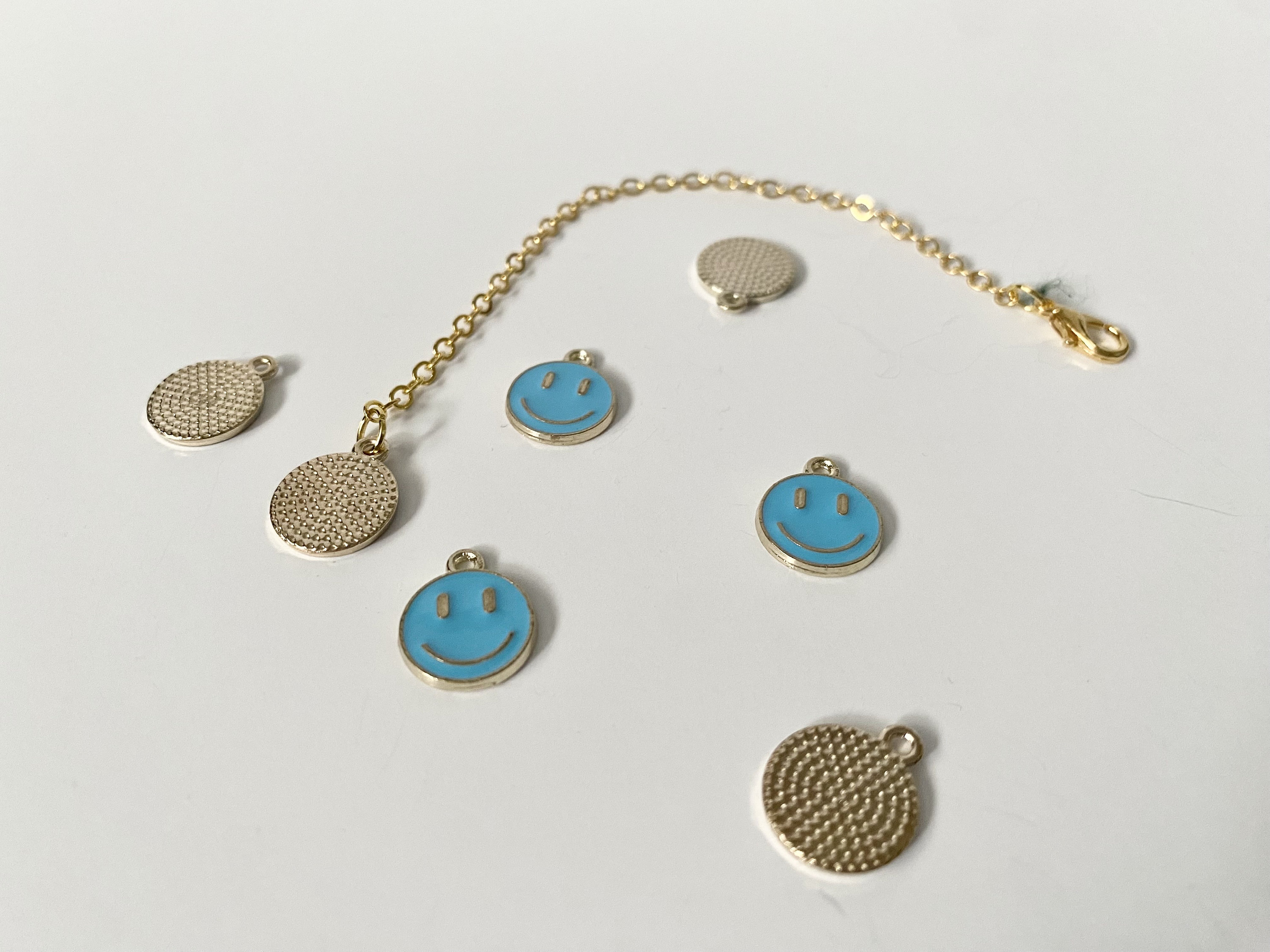Happy Face Cup Charm Accessory for Cup Handle Charm Smiley Face Gold ...