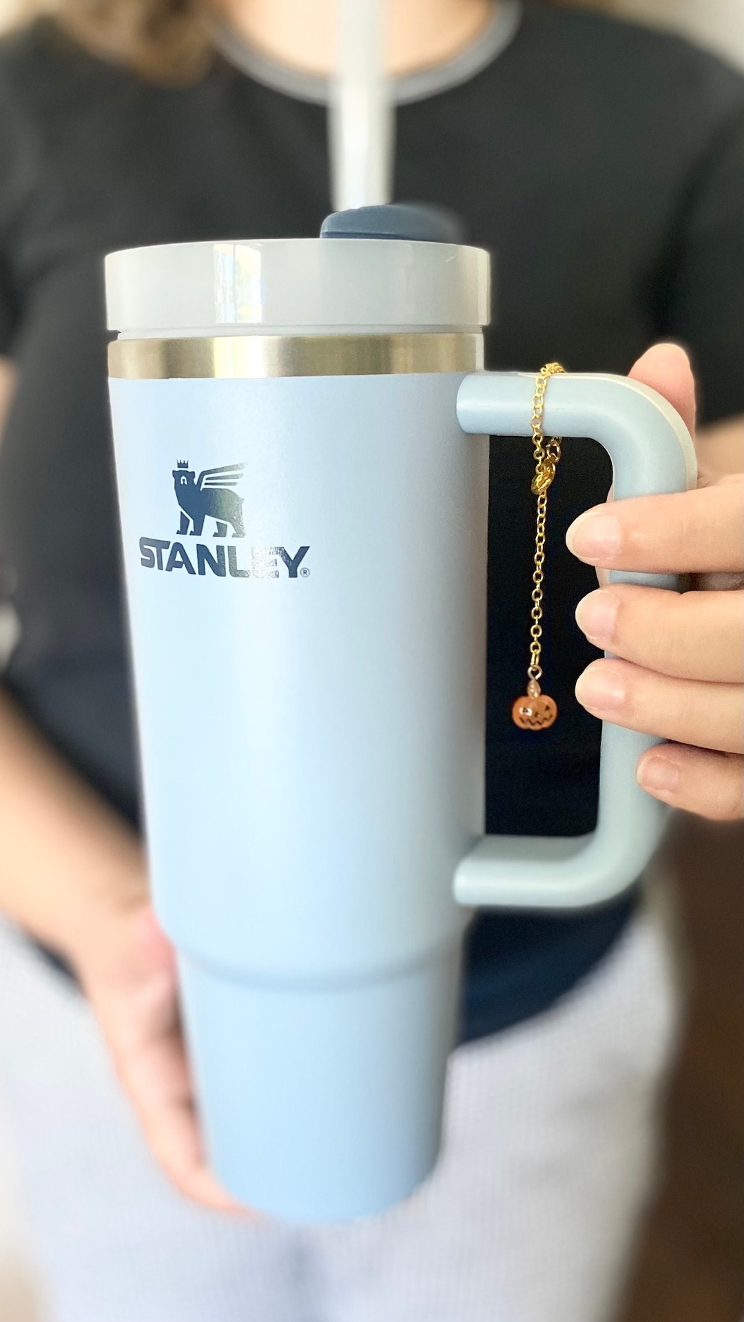 Halloween Stanley Tumbler Charm Pumpkin Stanley Accessory Stanley Cup ...