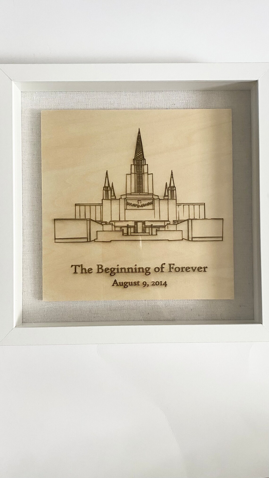 Custom Temple Engraved Wedding Gift LDS Wedding Temple Picture - Etsy