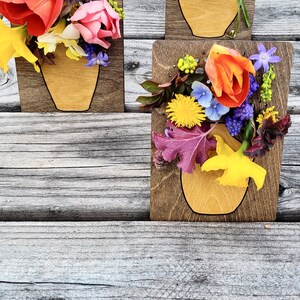 Flower Vase Board Activity Fresh Flower Arrangement Toy for Toddlers ...