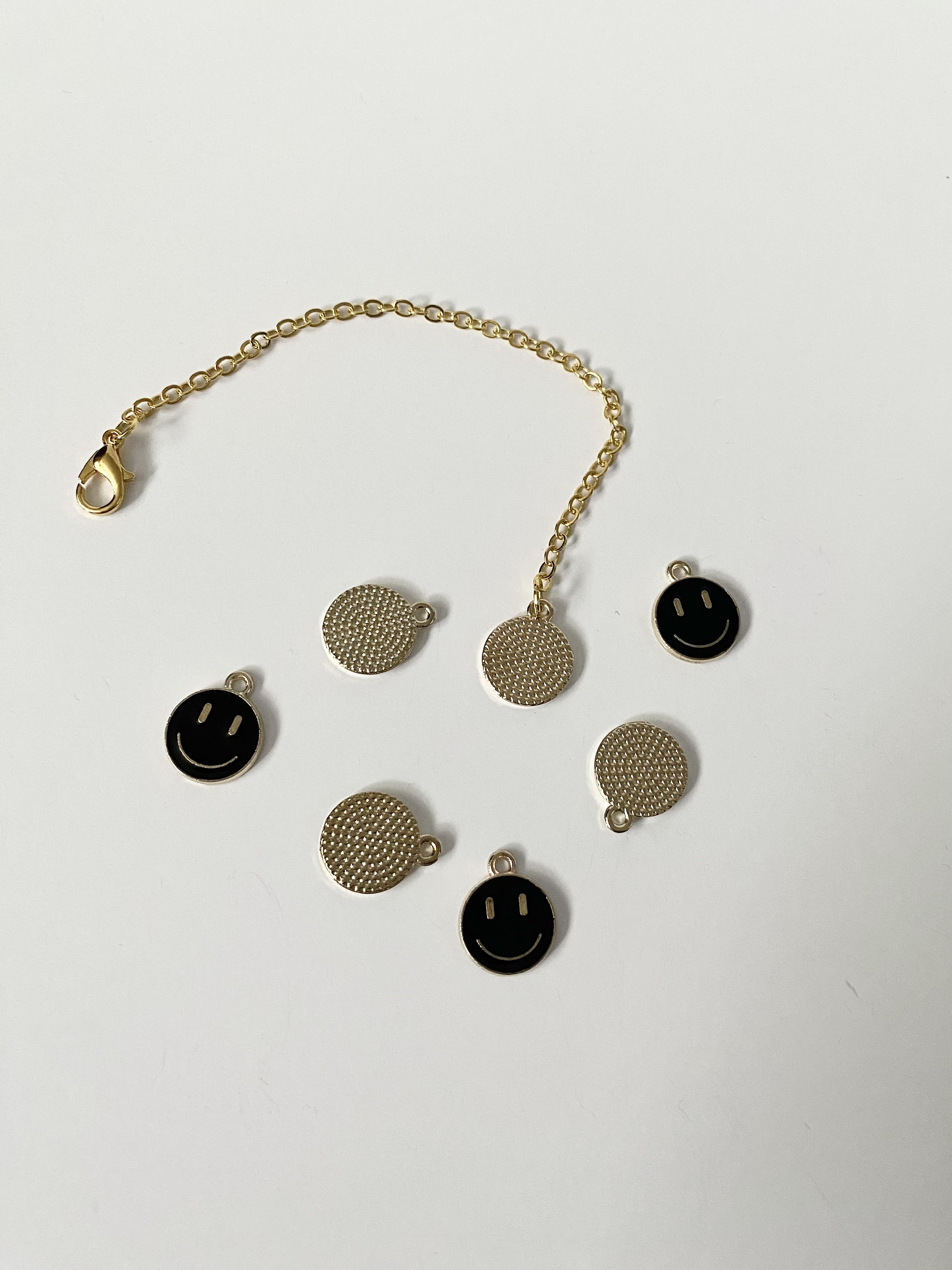 Happy Face Cup Charm Accessory for Cup Handle Charm Smiley Face Gold ...