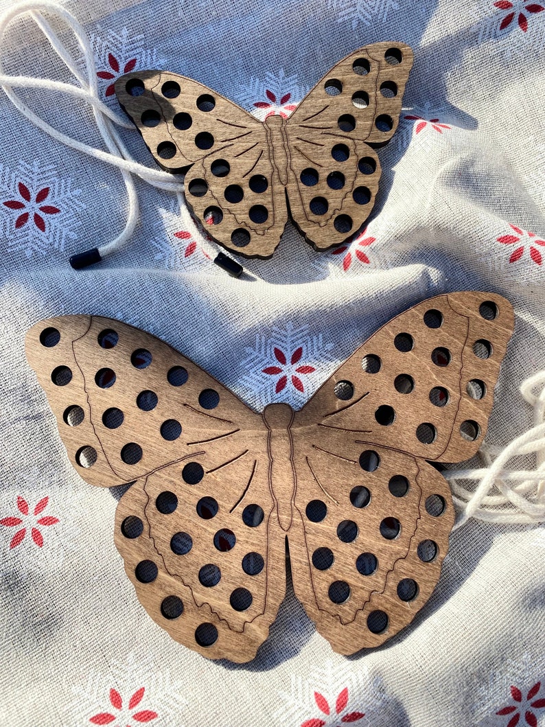 Butterfly Sewing Toy Butterfly Lacing Toy Threading Activity for ...