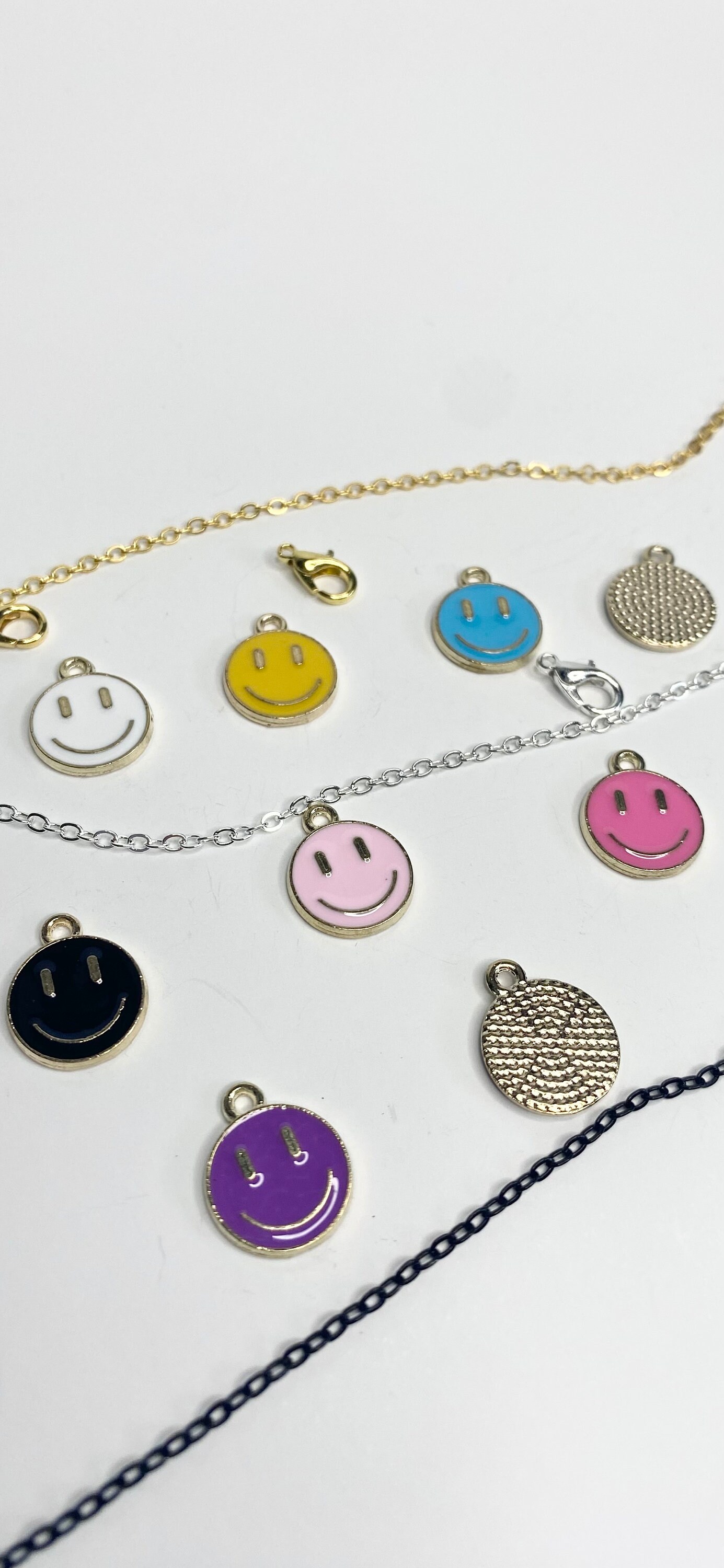 Happy Face Cup Charm Accessory for Cup Handle Charm Smiley Face Gold ...