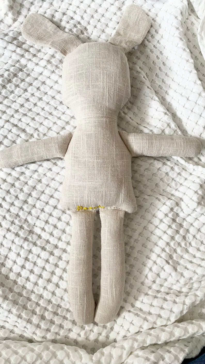 Heirloom Plush Dog Doll Handmade in USA Stuffed Animal Fabric Doll 15 ...
