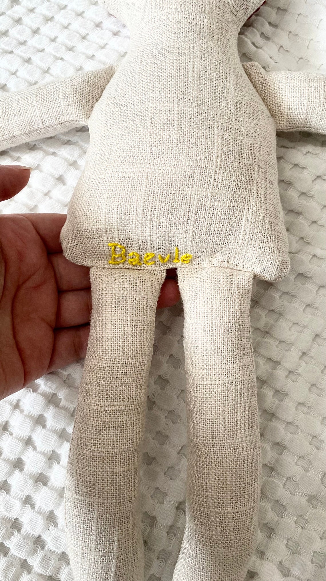Heirloom Plush Dog Doll Handmade in USA Stuffed Animal Fabric Doll 15 ...