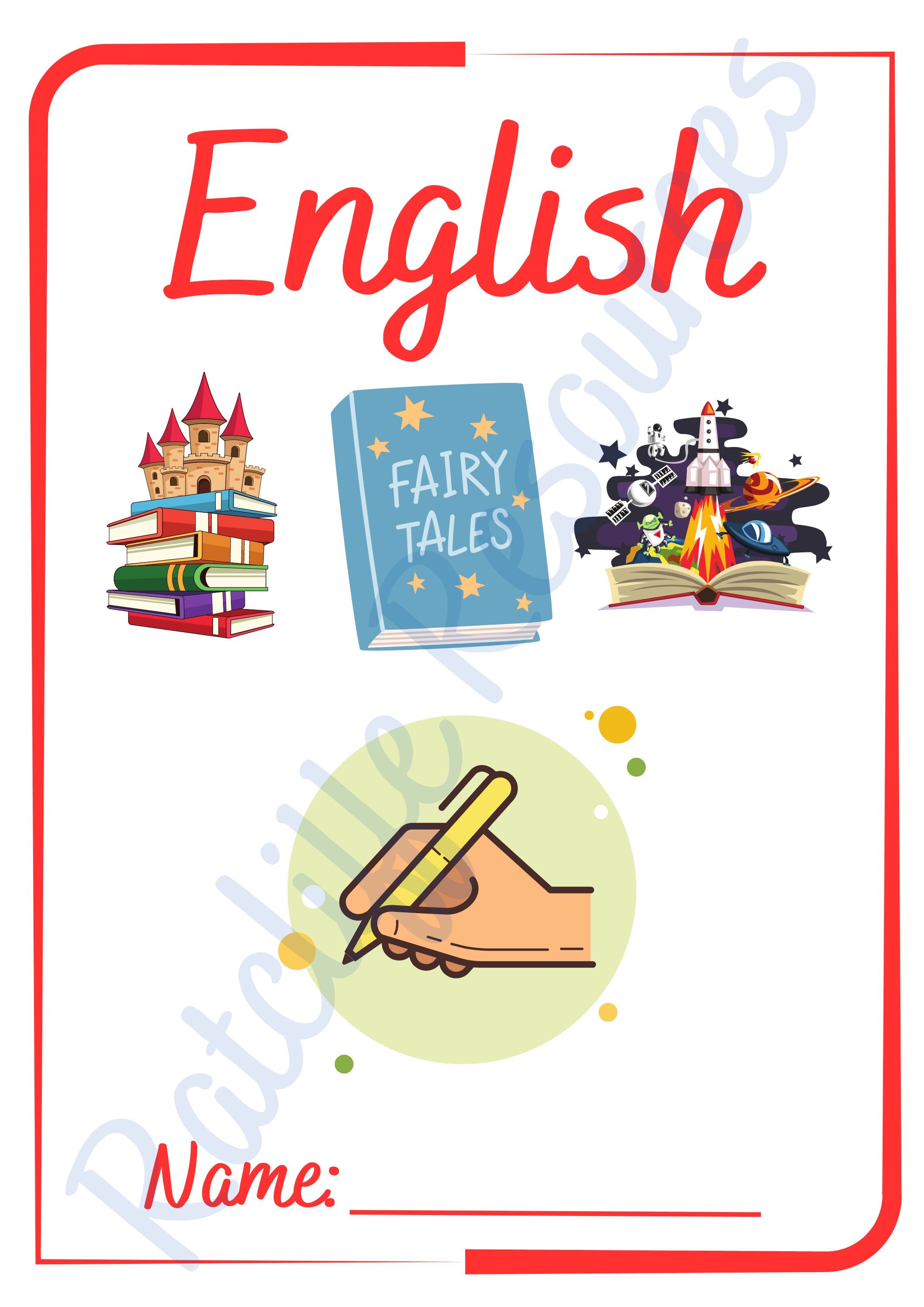 Exercise Book Covers - Primary School - Printable - Etsy