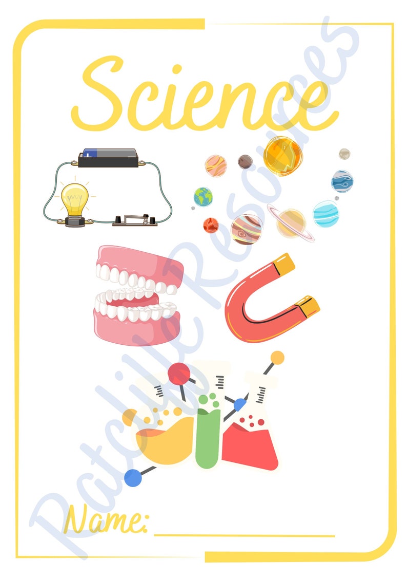 Exercise Book Covers - Primary School - Printable - Etsy