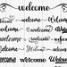 Welcome SVG Bundle, Home Sign Cut Files (digital Download) - Etsy