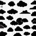 Cloud SVG Bundle: 25 Vector Cut Files (digital Download) - Etsy