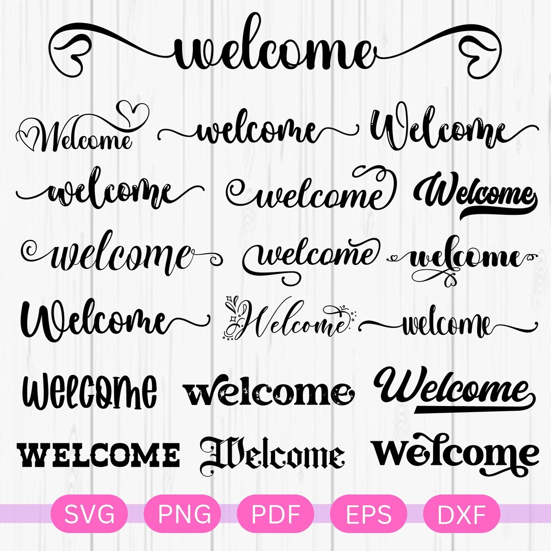 Welcome SVG, Welcome Home Sign Svg, Home Svg, Farmhouse Png, Home Sign ...