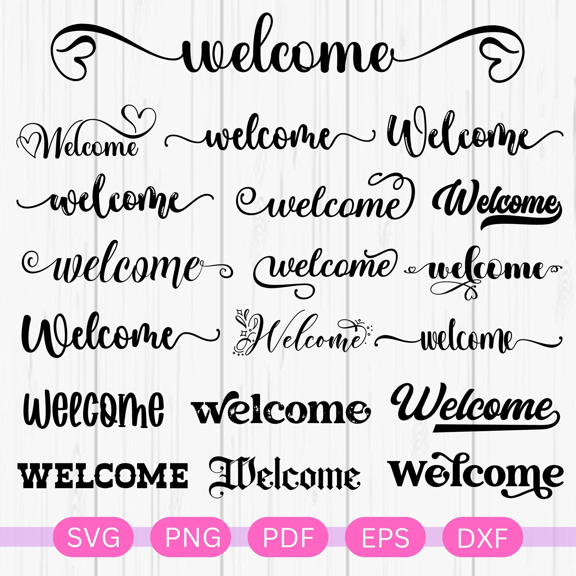 Welcome SVG, Welcome Home Sign Svg, Home Svg, Farmhouse Png, Home Sign ...