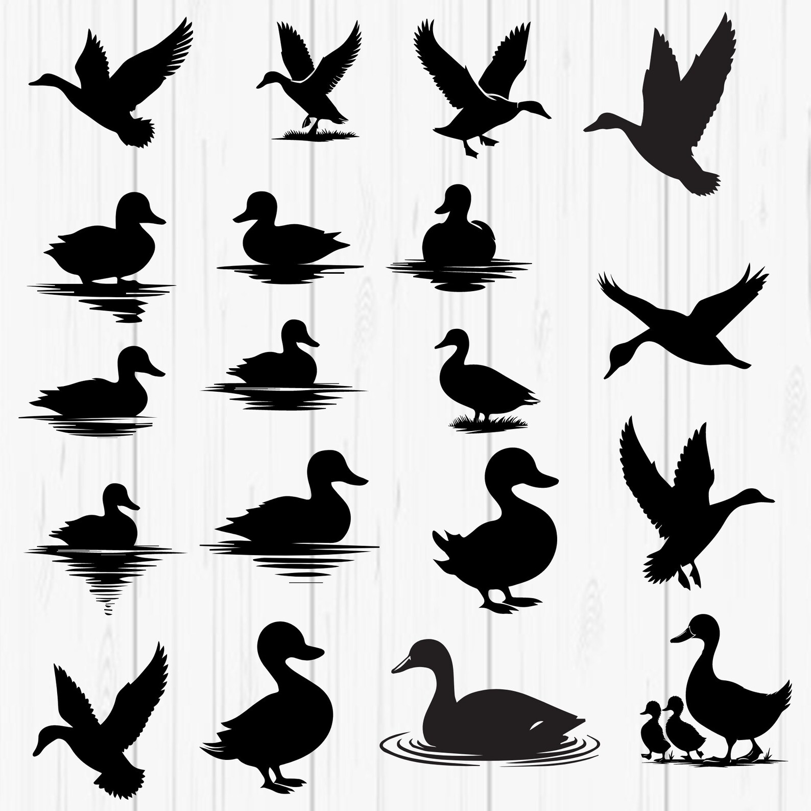 19 Duck Svg , Duck Vector, Duck Clip Art, Duck Cricut, Ducks Silhouette ...