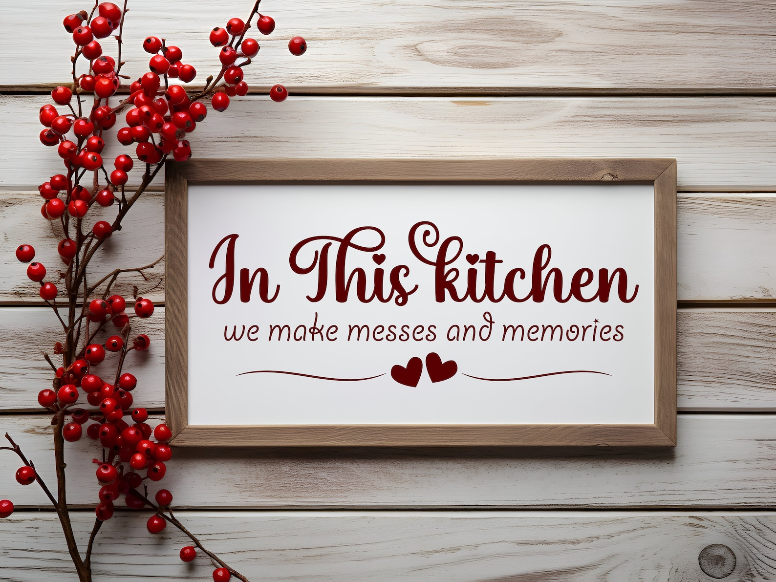 In This Kitchen We Make Messes and Memories SVG - Kitchen Quote ...