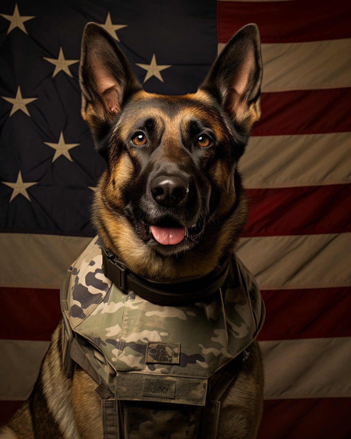 German Shepherd Army K-9 - Etsy