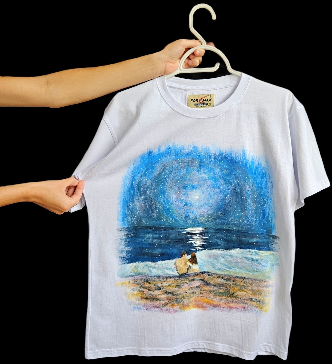 Better Together Hand-painted T-shirt • Acrylic Painting on Shirt • Hand ...
