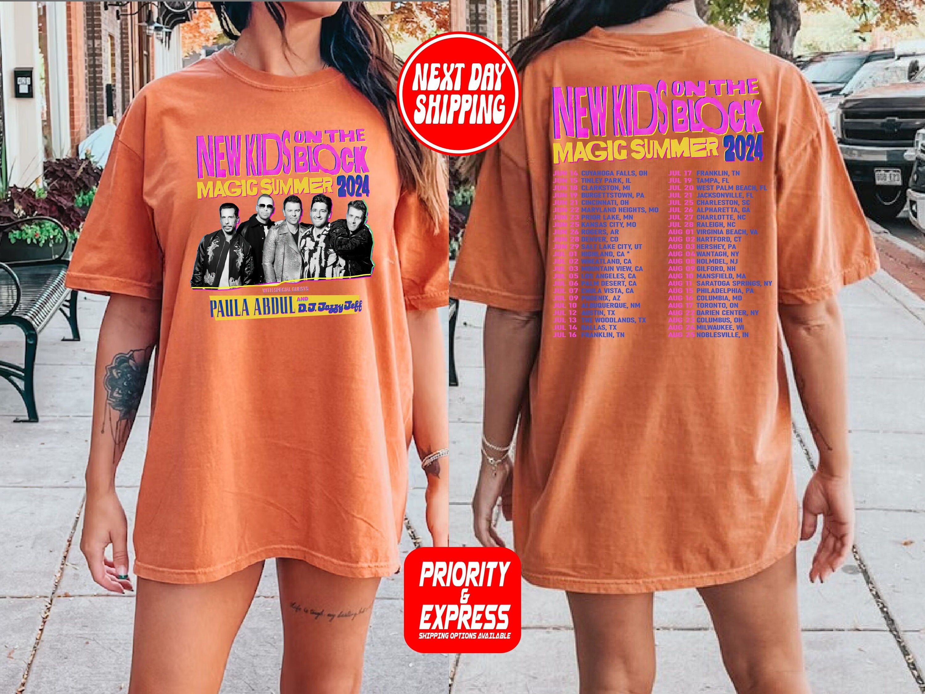 Comfort Colors NKOTB Magic Summer 2024 Shirt, New Kids On the Block ...