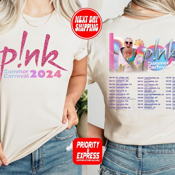 Pink Summer Carnival Shirt - Etsy