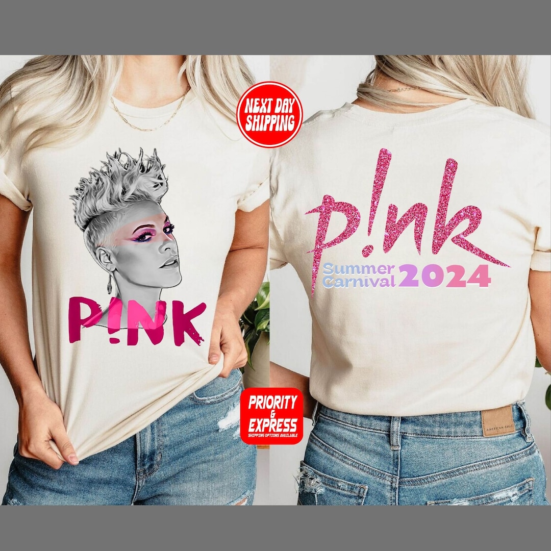 Pnk Summer Carnival 2024, Trustfall Album Tee, Pink Singer Tour, Music ...