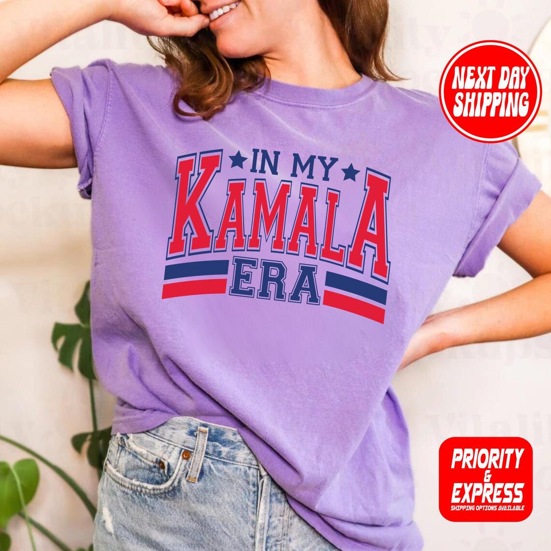 Comfort Colors in My Kamala Era Shirt, Harris 2024 Shirt, Madam ...