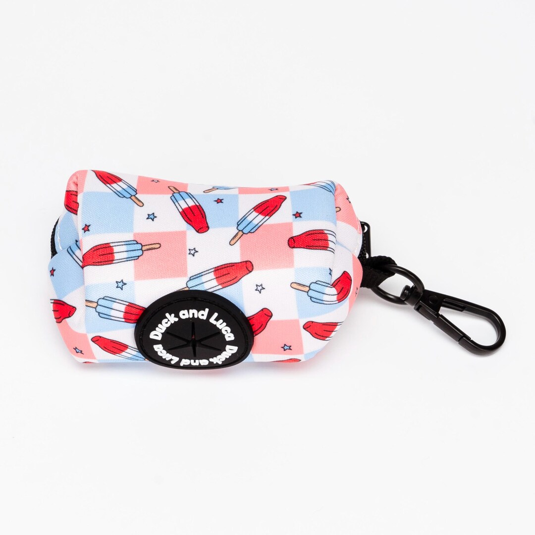 Poop Bag Holder - Fourth of July Popsicle, Dog Waste Bag Dispenser ...
