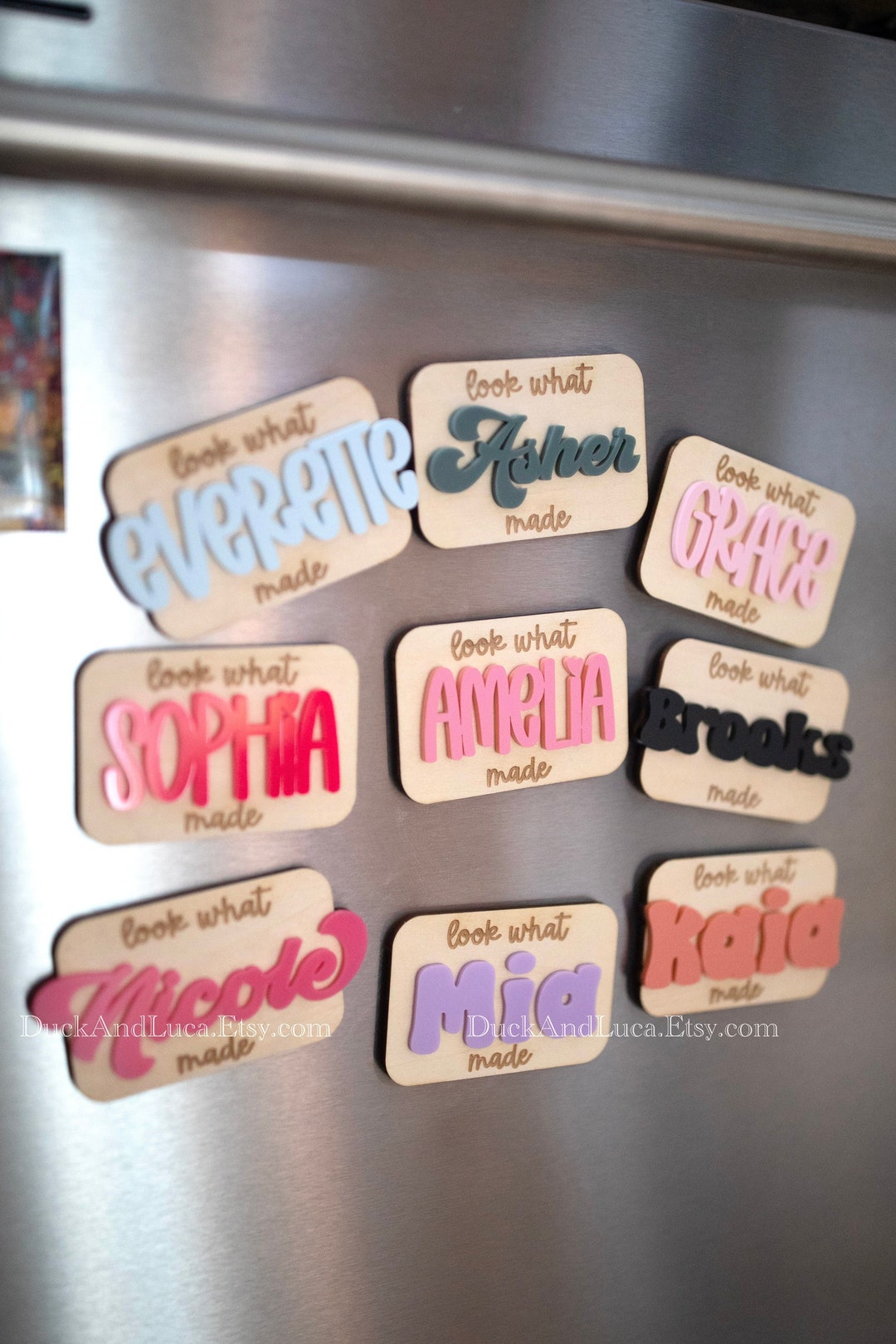 Kids' Art Display Magnet, Look What I Made Fridge Magnet, Children's ...