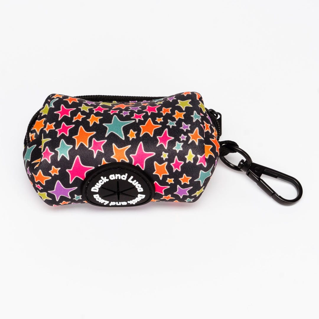 Poop Bag Holder - Funky Stars, Dog Waste Bag Dispenser, Puppy ...