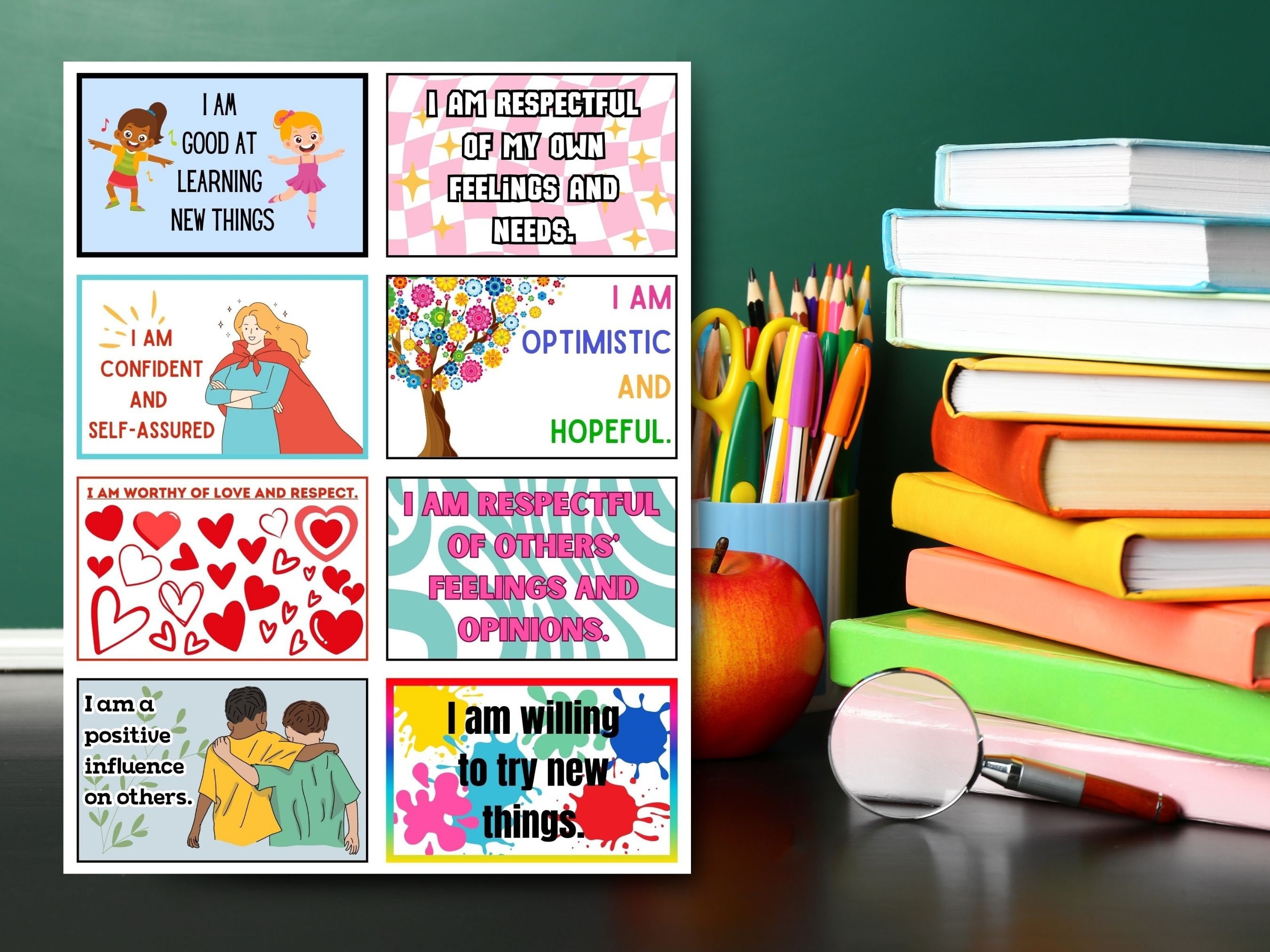 Digital Affirmation Cards, Positive Affirmation Cards, Printable ...