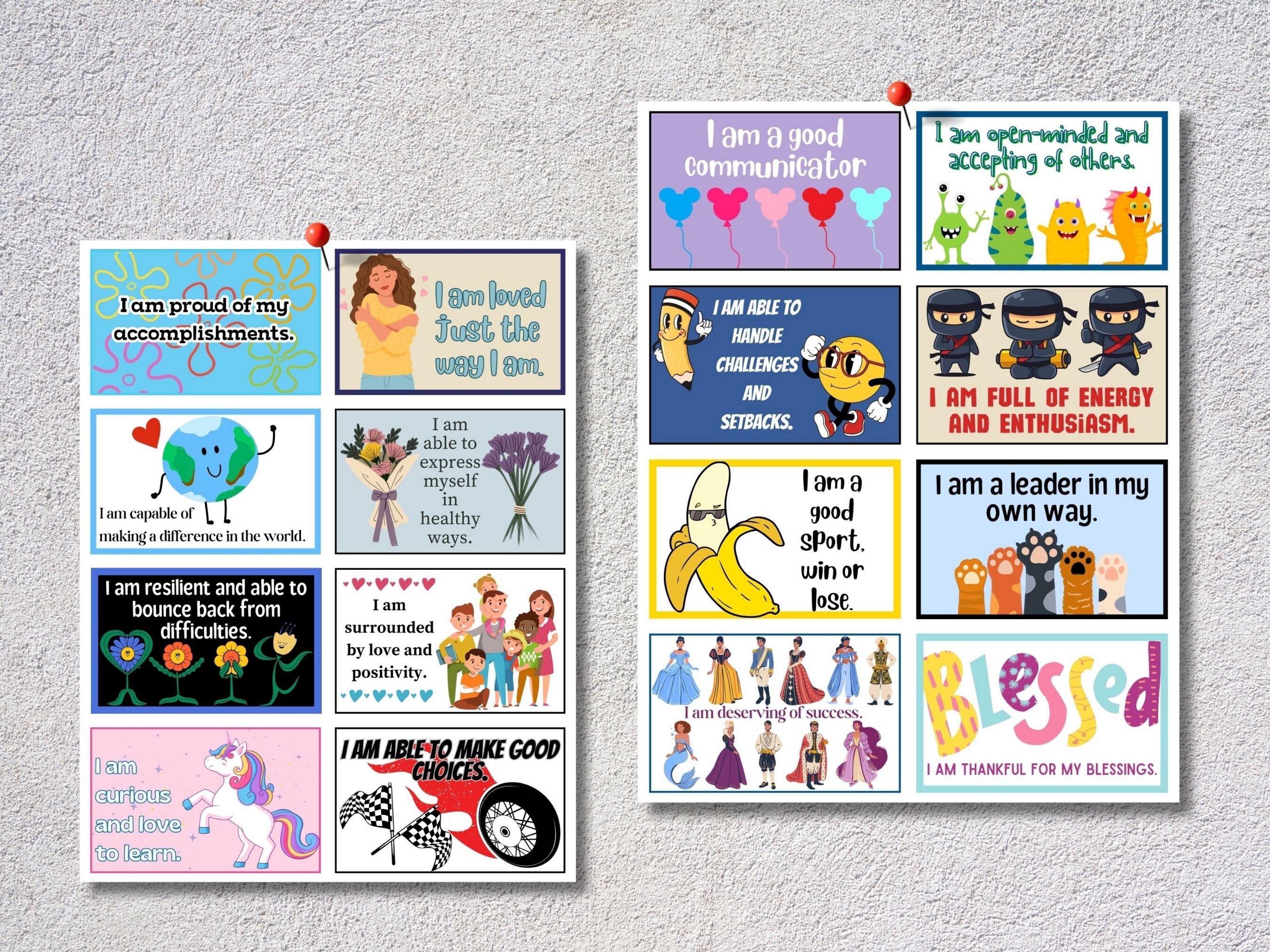 Digital Affirmation Cards, Positive Affirmation Cards, Printable ...