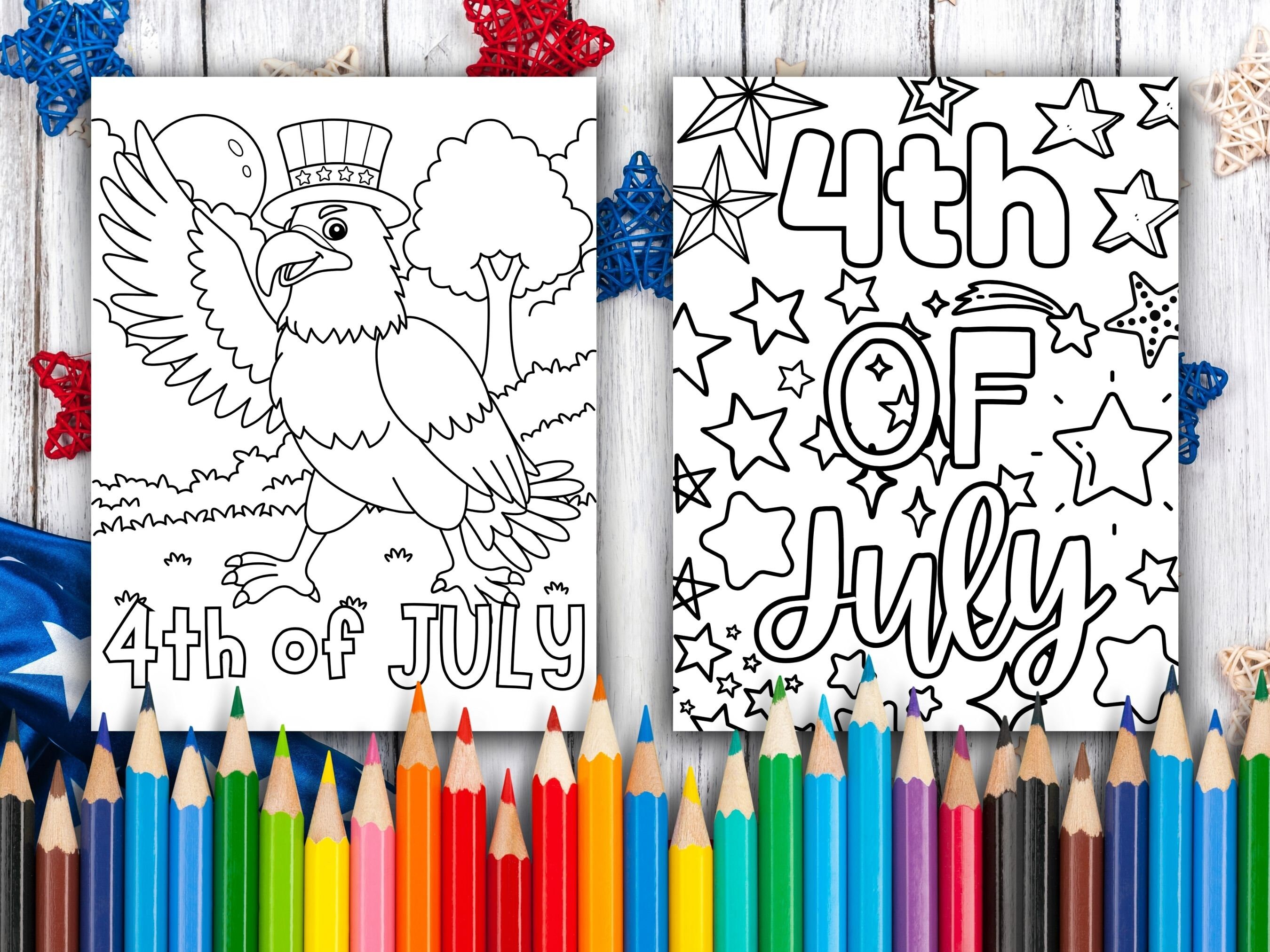 4th of July Coloring Pages, 4th of July Download, 4th of July Pngs ...