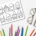 Retro Christmas Coloring Pages, Christmas Coloring Pages Printable ...