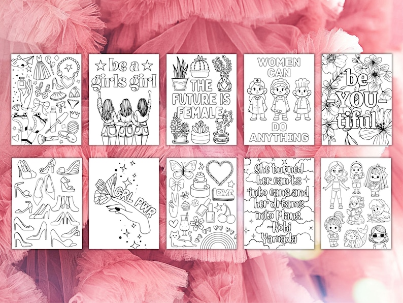 Woman Coloring Page, Girl Coloring Pages, Coloring Pages for Women ...